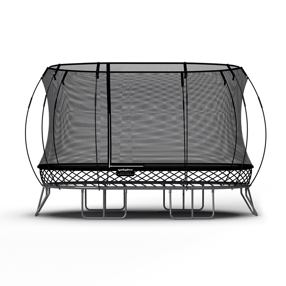 Large Oval 2.4m x 4m Springless Trampoline by Springfree®
